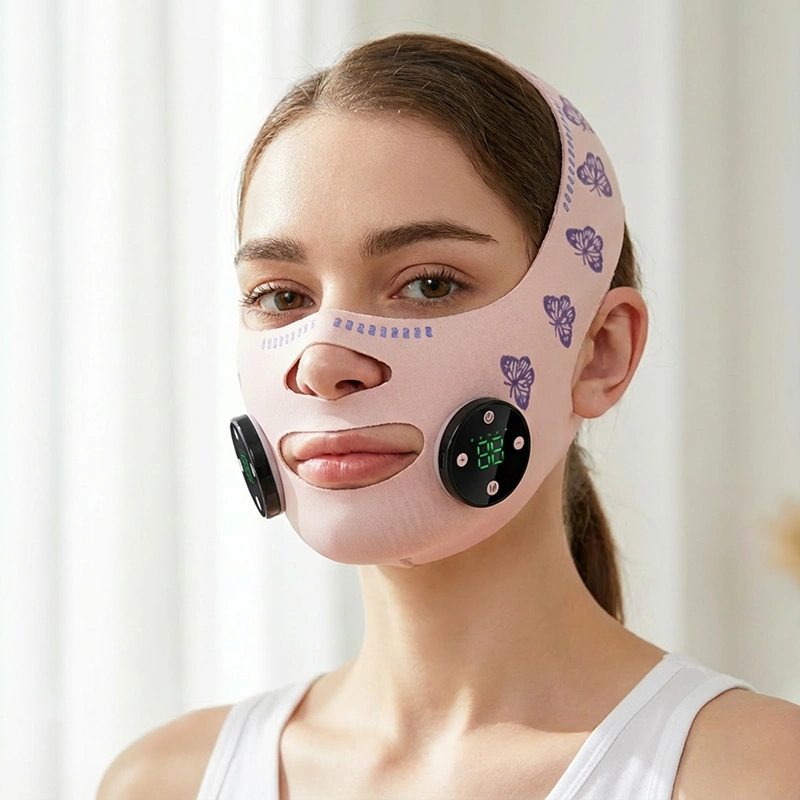 EMS Slimming V-Line Strap Face Lifting Mask